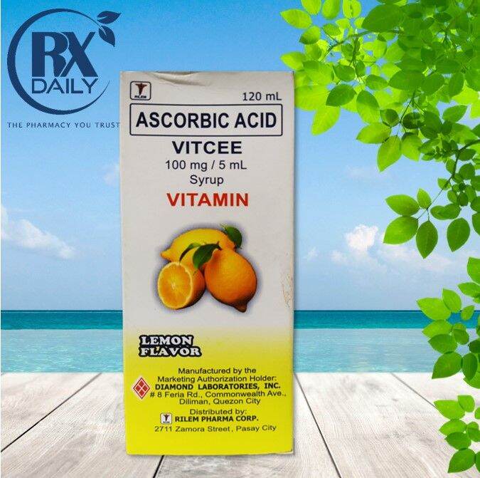 Ascorbic Acid Vitcee 100mg/ 5ml Syrup 120ml | Lazada PH