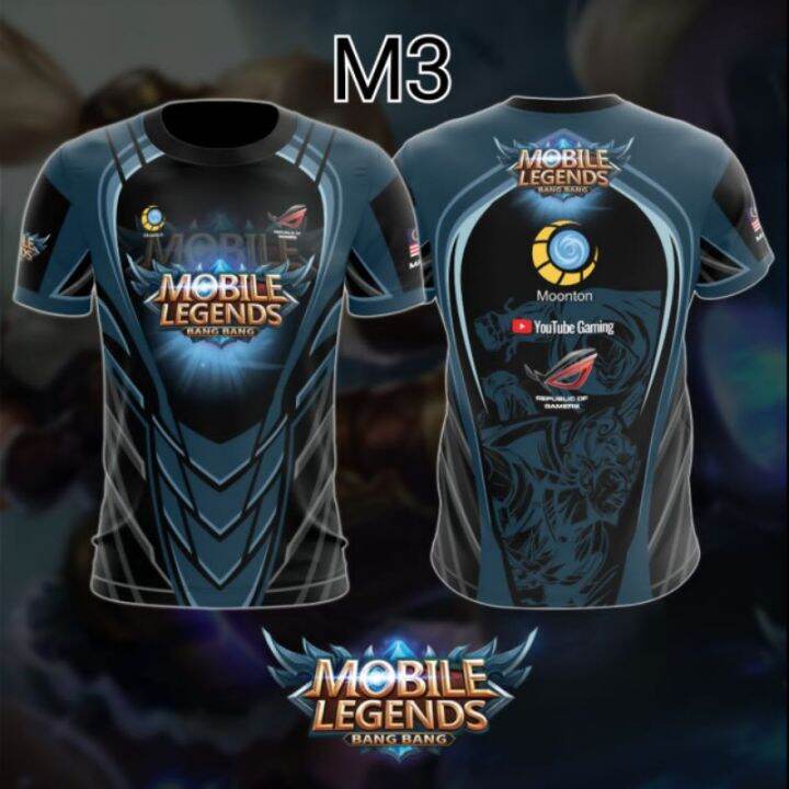 BAJU JERSI GAME (S-XXXL) MOBILE LEGEND BANG BANG CODE M1 & M2 | Lazada BAJU JERSI GAME (S-XXXL) MOBILE LEGEND BANG BANG CODE M1 & M2 | Lazada