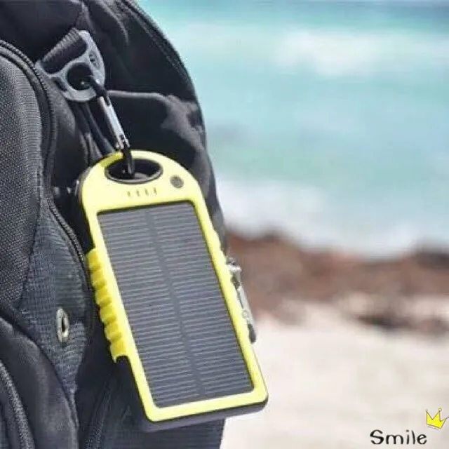 durable Original 6000mAh Solar Powerbank Waterproof Power Bank | Lazada PH