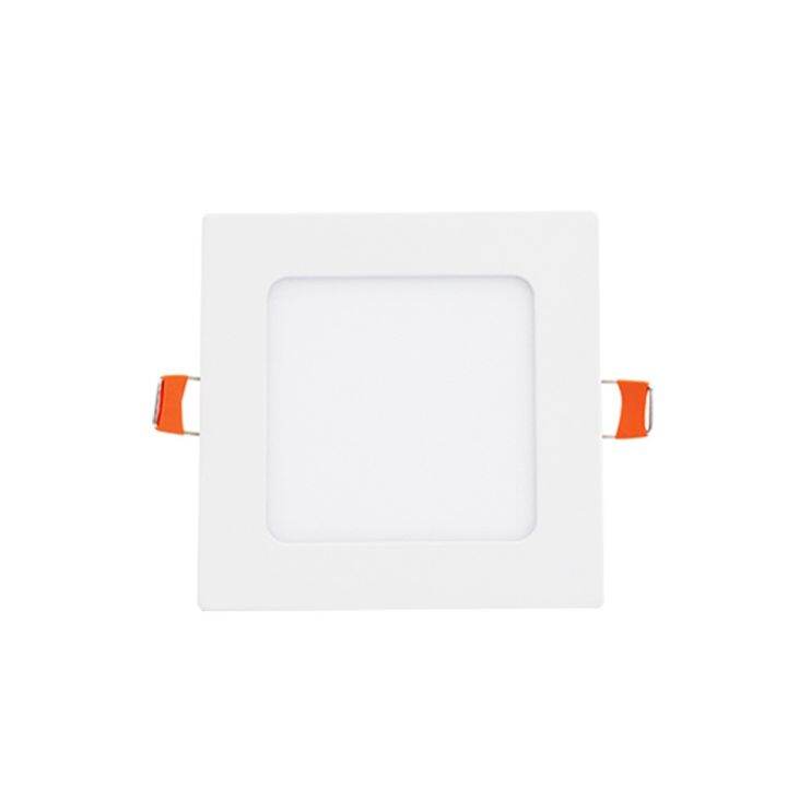 โคมฝังฝ้า โคมติดเพดาน เหลี่ยม ยี่ห้อ IWACHI รุ่น LED PANEL LIGHT 6W 9W ...