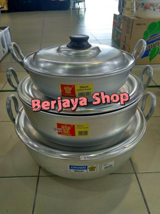 Periuk Ginseng Crown Aluminium 30,35,40cm 1 Set | Lazada