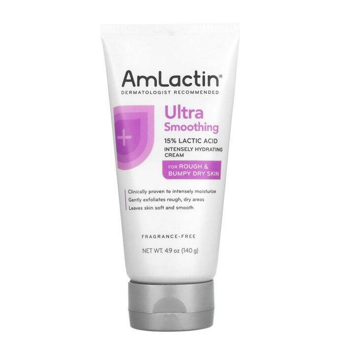 AmLactin Ultra Smoothing 15% Lactic Acid Intensely Hydrating Cream for ...