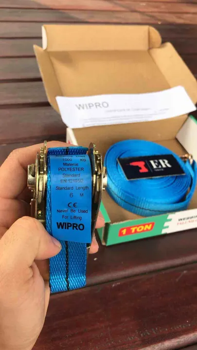 Tali WIPRO 1 Ton x 6m webbing cargo / tali pengikat / tali miniatur ...