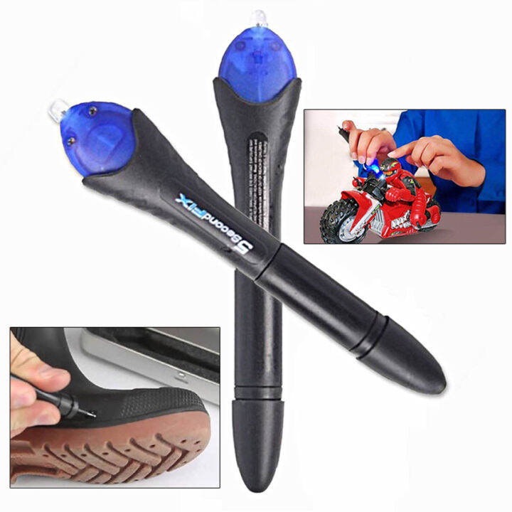 5 Second Fix UV Light Repair Glue Tool Pen Dip Welding Compound Kit ...