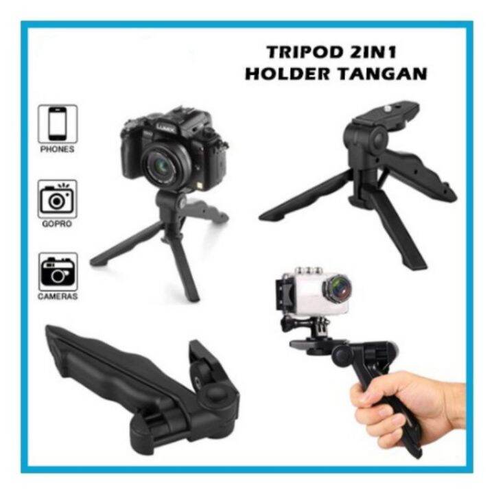 Tripod Tangan 2in1 Holder Camera HP Stand 2 in 1 | Lazada Indonesia