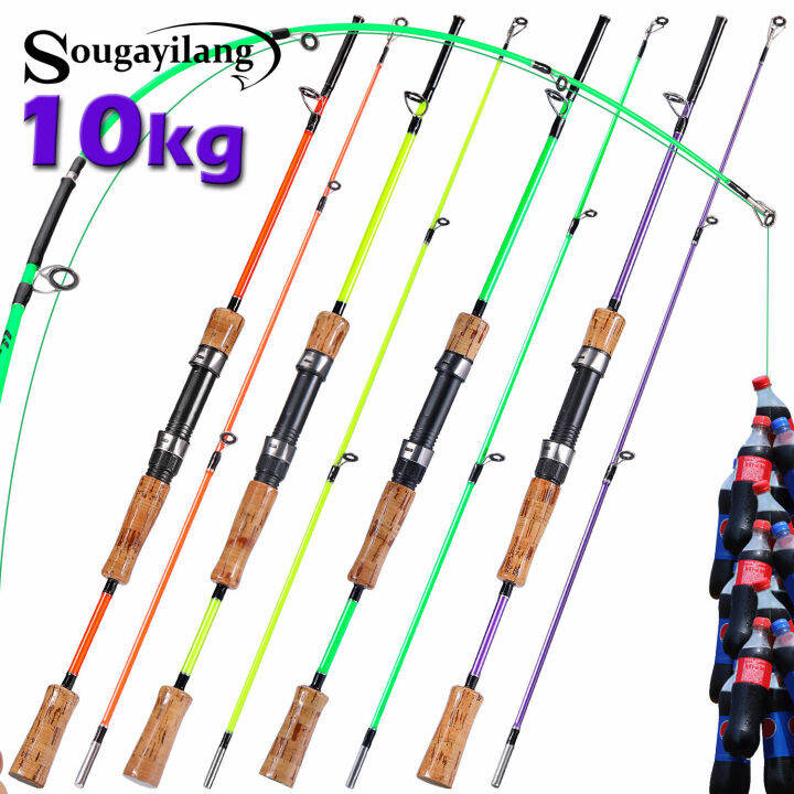 Sougayilang Spinning Fishing Rod 2 Sections 1.2m/ 1.65m Fishing Rod ...