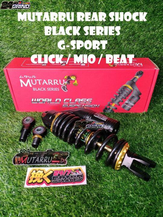 MUTARRU REAR SHOCK G-SPORT 285mm - 310mm CLICK / MIO / BEAT ...
