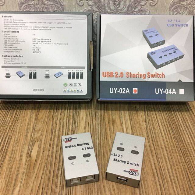 Usb 2.0 sharing switch Uy-02a | Lazada.co.th