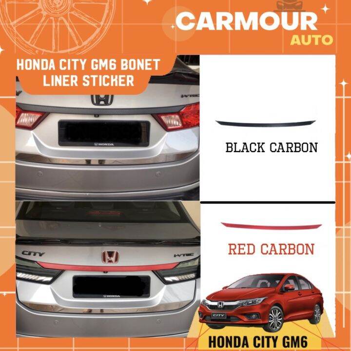 Honda City GM6/FL 2014-2019 Bonet Liner Sticker | Lazada