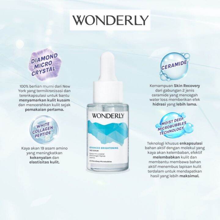 Wonderly Advanced Brightening Face Serum | Lazada Indonesia
