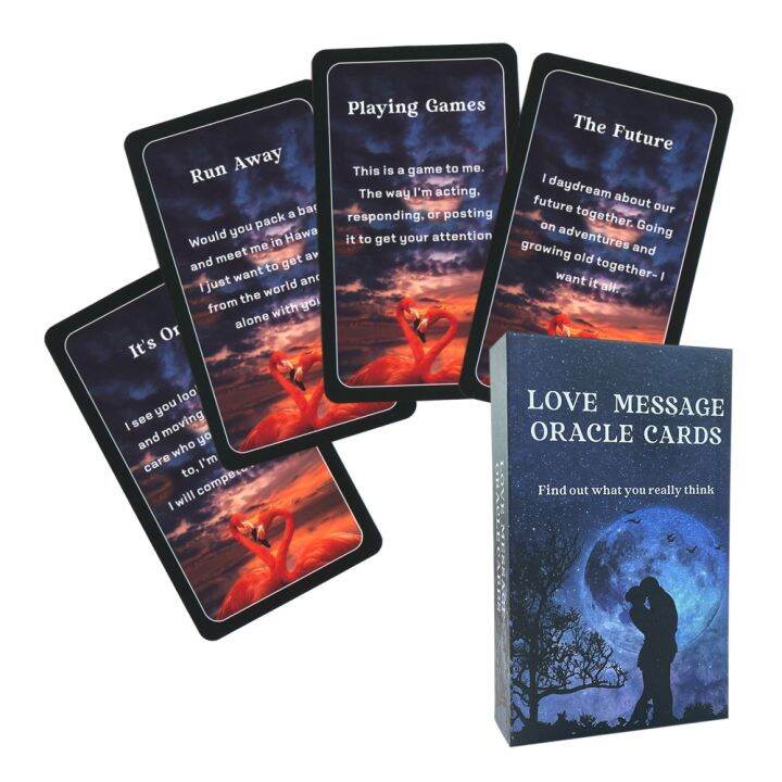 12X7cm Love Message Oracle Cards In Box Tarot Deck English Version ...