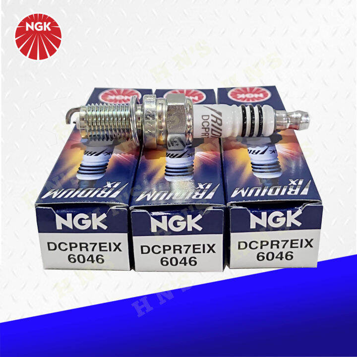 NGK DCPR7EIX Iridium IX Spark Plugs ( set of 3 ) for Suzuki Multicab ...