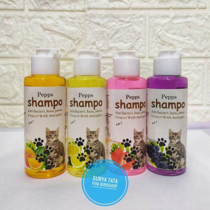 Shampo Pepps Sampo Kucing antibiotik mengatasi kuman dan kutu kucing ...