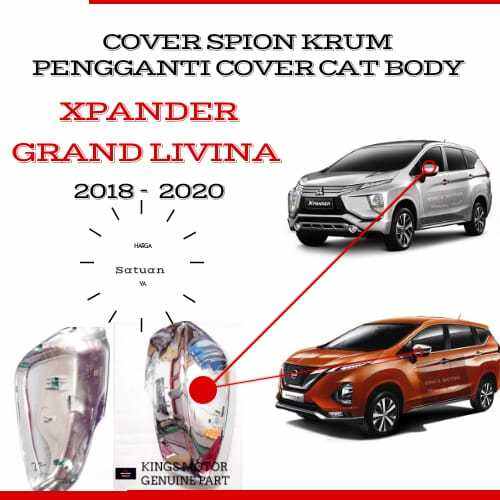 Cover Spion Mobil Xpander Livina Tahun 2018 2020 Krum Original Best ...