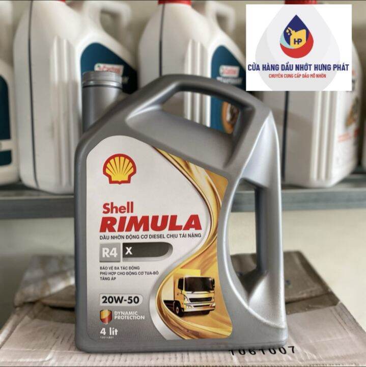 Dầu Nhớt Shell Rimula R4 X 20W-50 4L | Lazada.vn