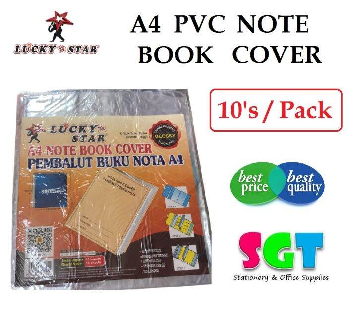 LUCKY STAR A4 PVC Note Book Cover- 10's / Pack | Lazada