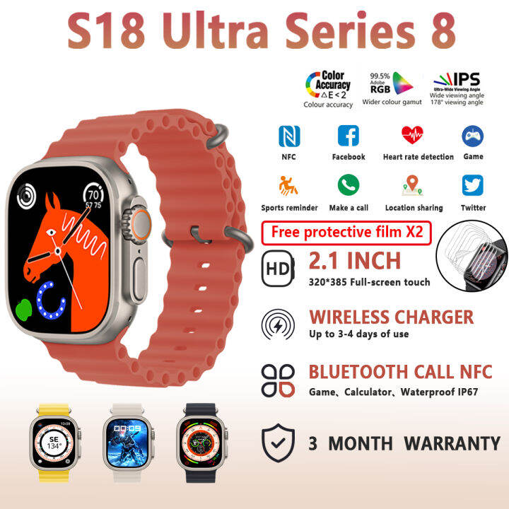 S18 Ultra Series 8 Ultra Smartwatch 2.10 Inch Full Screen IP68 ...
