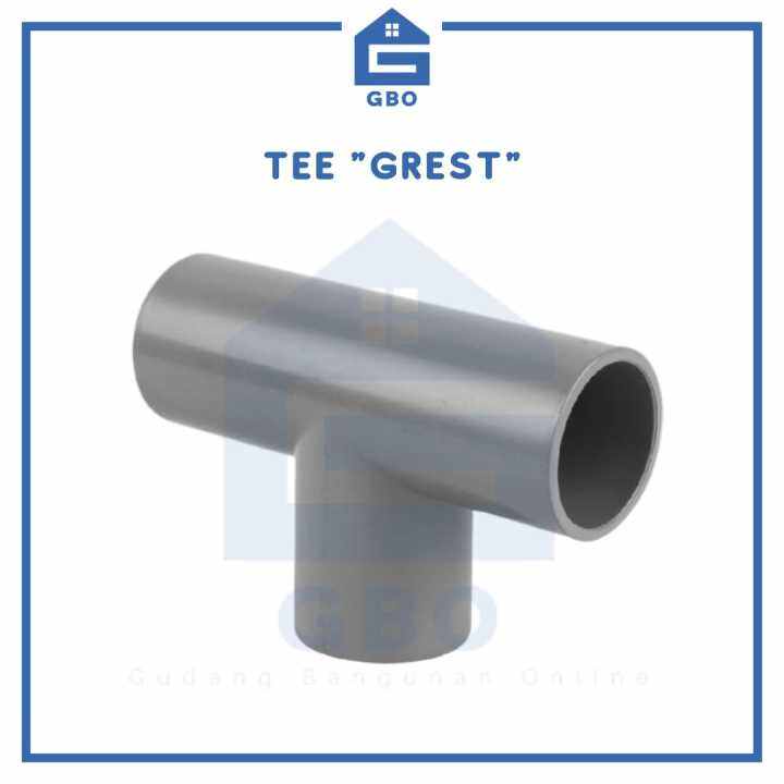 GREST - TEE 1" / CABANG 3 / SAMBUNGAN PIPA CABANG 3 / FITTING PIPA ...
