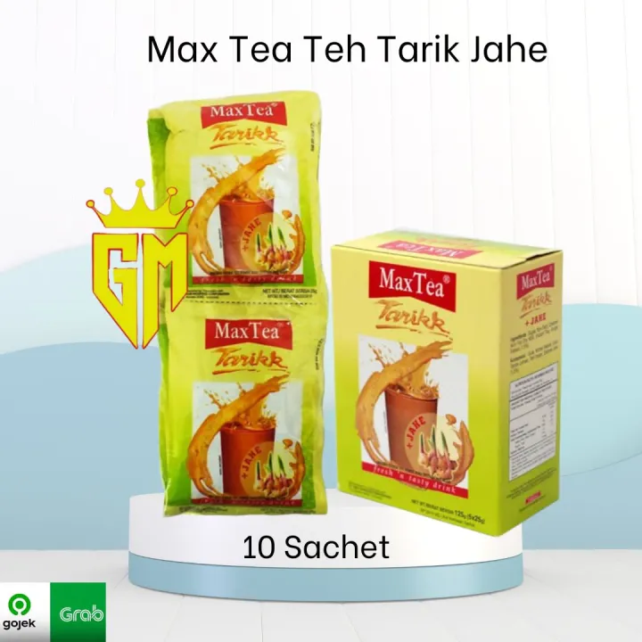 Teh Kemasan / Max Tea Teh Tarik Jahe Isi 10 Sachet / Halal | Lazada ...