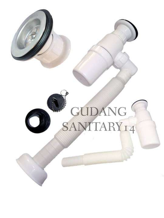 sifon botol selang tarik pvc sifon botol flexible plastik sifon ...