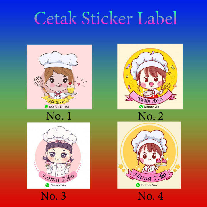 (A24) Cetak sticker chromo Ukuran Kertas A3+ - cetak label kemasan ...