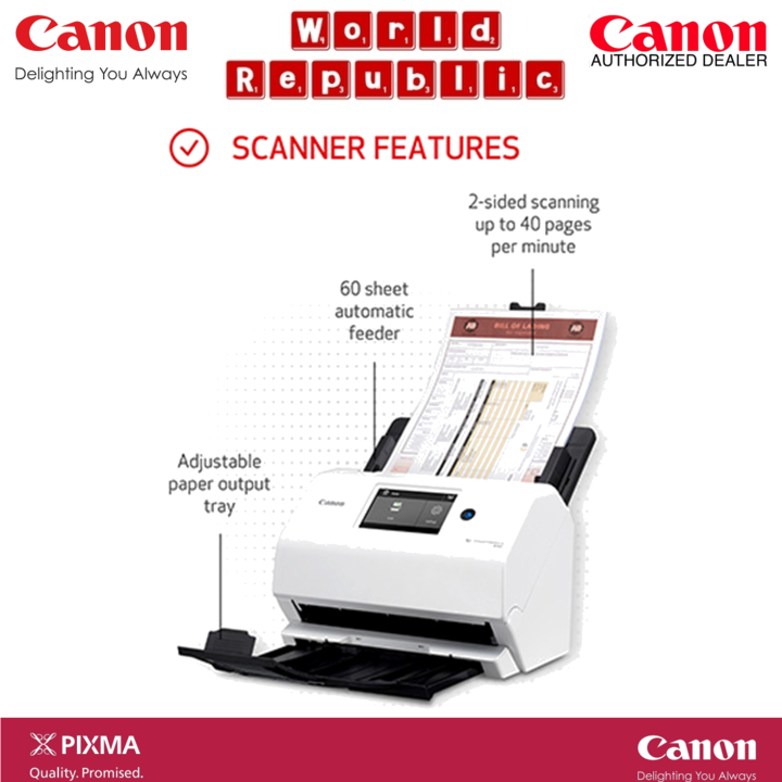 Canon R40 An easy-to-use scanner that enhance productivity and ...
