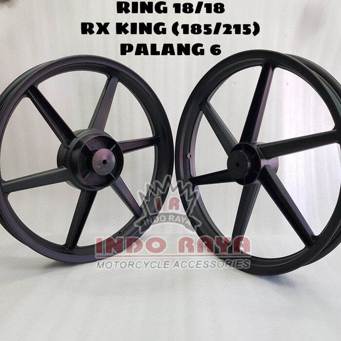 velg pelek racing rx king ring 18/18 v rossi palang 6 miring 185/215 ...