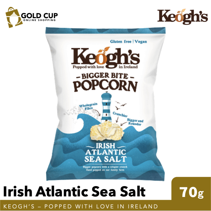 Keogh's Irich Atlantic Sea Salt Popcorn 70g | Lazada PH
