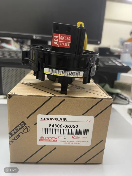 OEM 84306-0K050 สายแพรแตร TOYOTA HILUX VIGO , ALTIS , CAMRY , VIOS ...