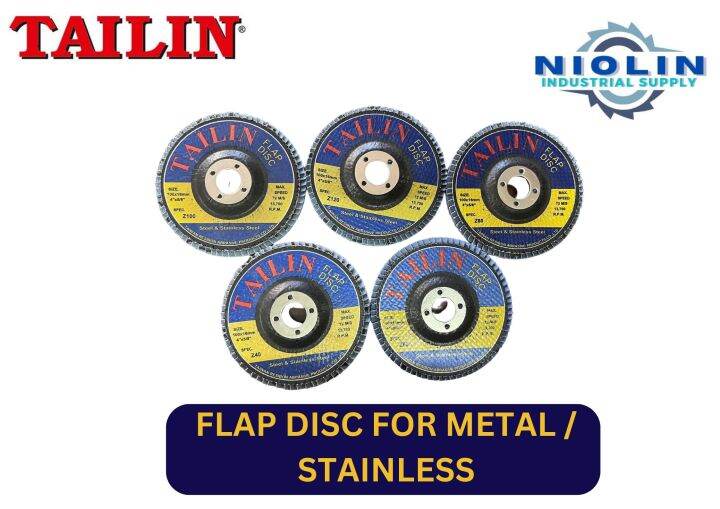 ORIGINAL TAILIN Flap Disc for Stainless / Steel | Lazada PH