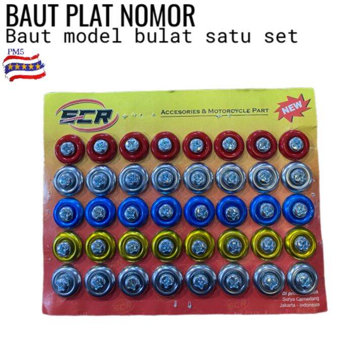 baut plat nomor buat variasi model bulat baut obeng plat nomor satu ...