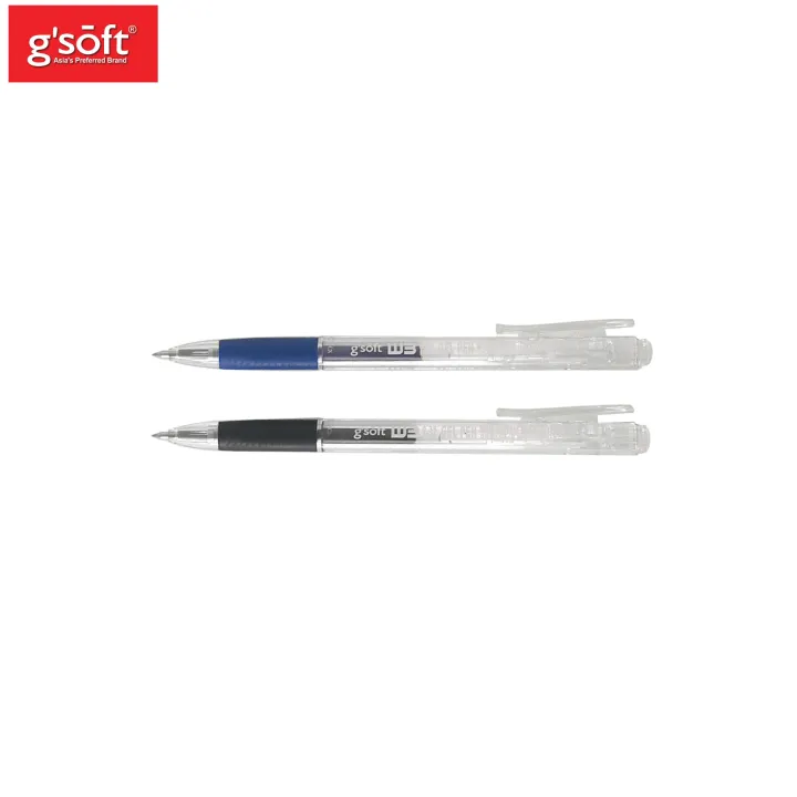 G'Soft W3 Retractable Triangular Grip Gel Ink Pen | 0.38mm | Lazada