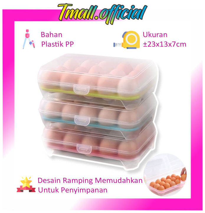 TMALL R570 Kotak Telur Egg Box / Tempat Penyimpanan Telur / Box Telor ...