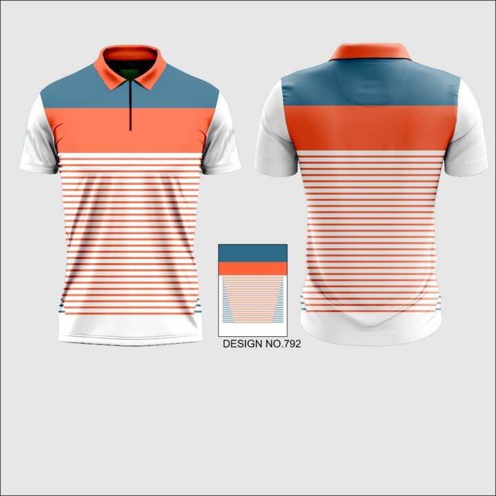 Sublimated Golf Polo Shirts with Zipper | Lazada PH