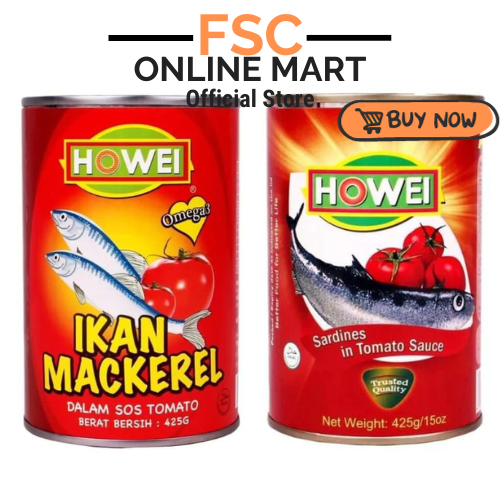 [FSC] Howei Sardines In Tomato Suace 425gm | Lazada