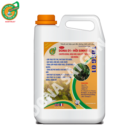 Phân bón DONA 01 HỒI SINH RỄ (5lit) siêu ra rễ cực mạnh, phục hồi cây ...