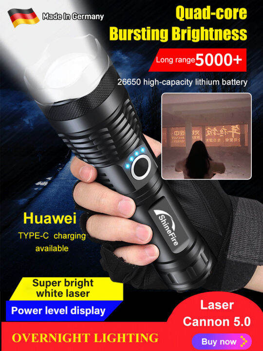 W Official Station. Powerful ultra-long-range flashlight | Lazada PH
