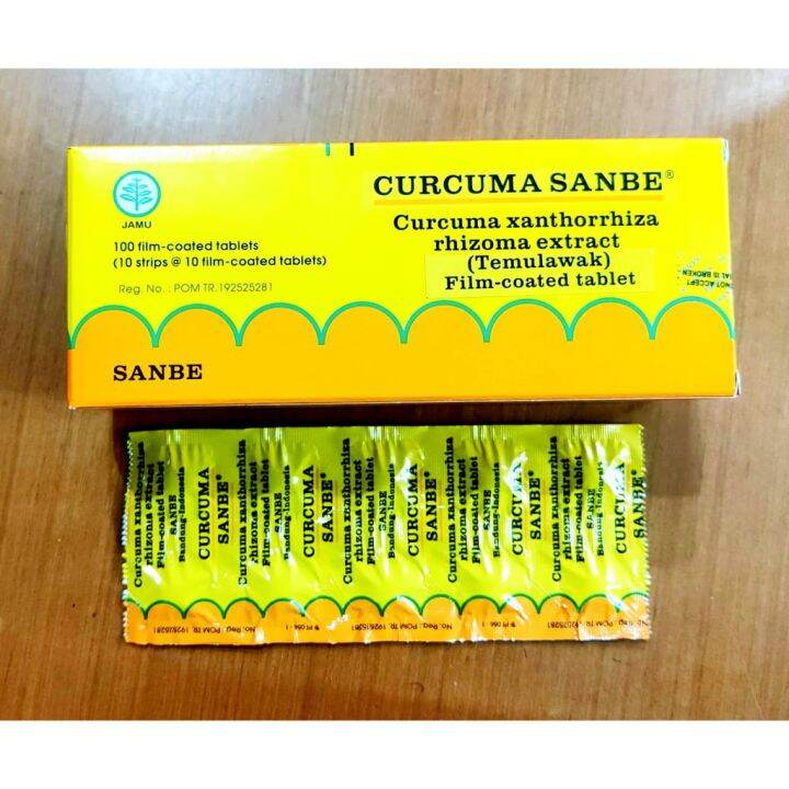Curcuma Sanbe Strip 10 Tablet | Lazada Indonesia