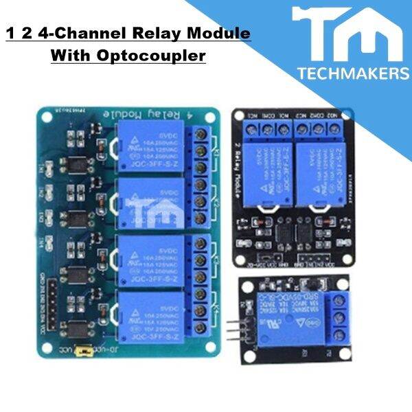 1,2,3,4, 8-Channel Relay Module with Optocoupler 5VDC Relay Module | Lazada
