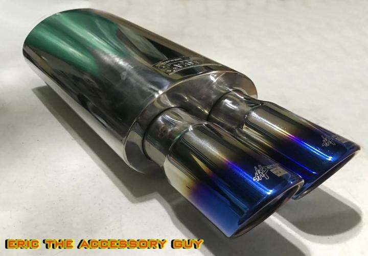 HKS Twin Tip Chambered Muffler(Burnt tip) | Lazada PH