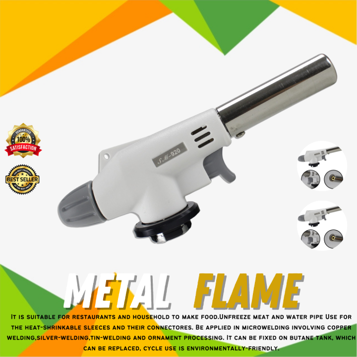 Metal Flame Gun Welding Gas Torch Lighter Heating Ignition Butane auto ...