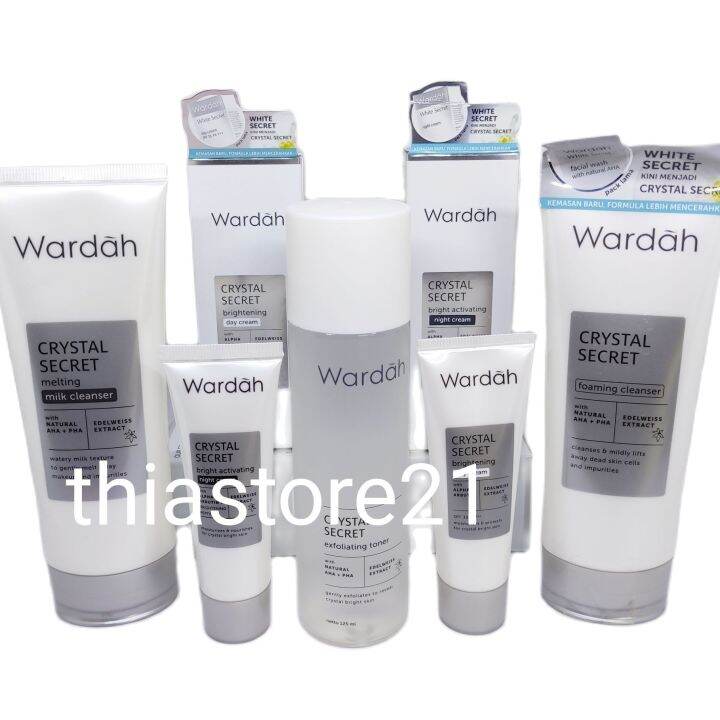 Paket Wardah CRYSTAL SECRET 5 Set / Wardah Paket White Secret Pencerah ...