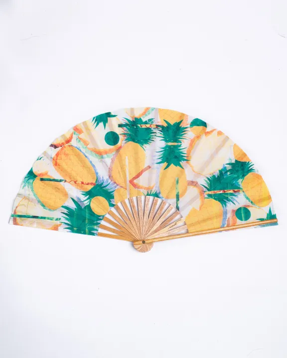 Casa Mercedes Sublimated Hand Fan - Pineapple 1 | Lazada PH