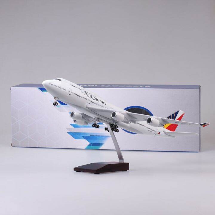 47CM 747 B747 Model Philippines Airlines With Landing Gear Wheels ...