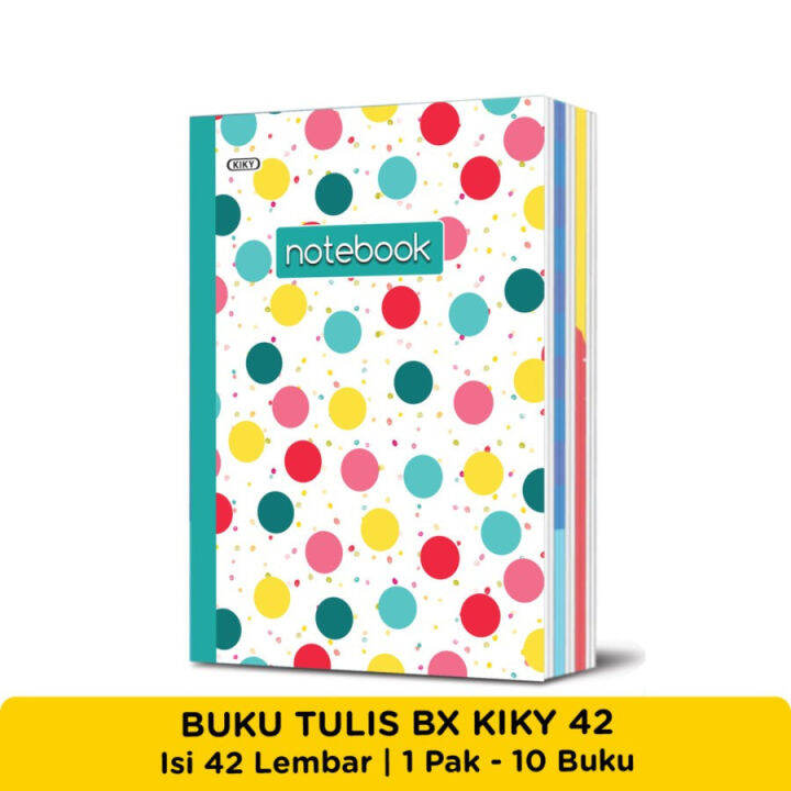 Buku Tulis KIKY Boxy 42 Lembar Per Pack Isi 10 Pcs | Lazada Indonesia