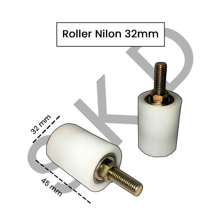 Roller Nilon / Bearing atau Roda Pagar Besi Ukuran 32 mm | Lazada Indonesia