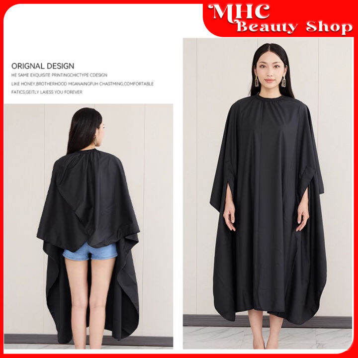 Hair Cutting Apron Salon Capes For Clients With Hand Holes Waterproof Capes For Hair Stylist