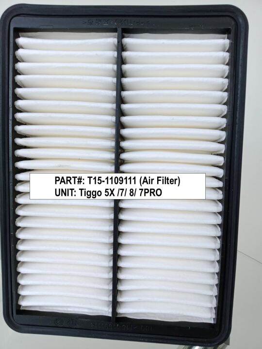 CHERY TIGGO 5X/ 7 / 8 / 7PRO AIR FILTER ELEMENT T15-1109111 | Lazada PH