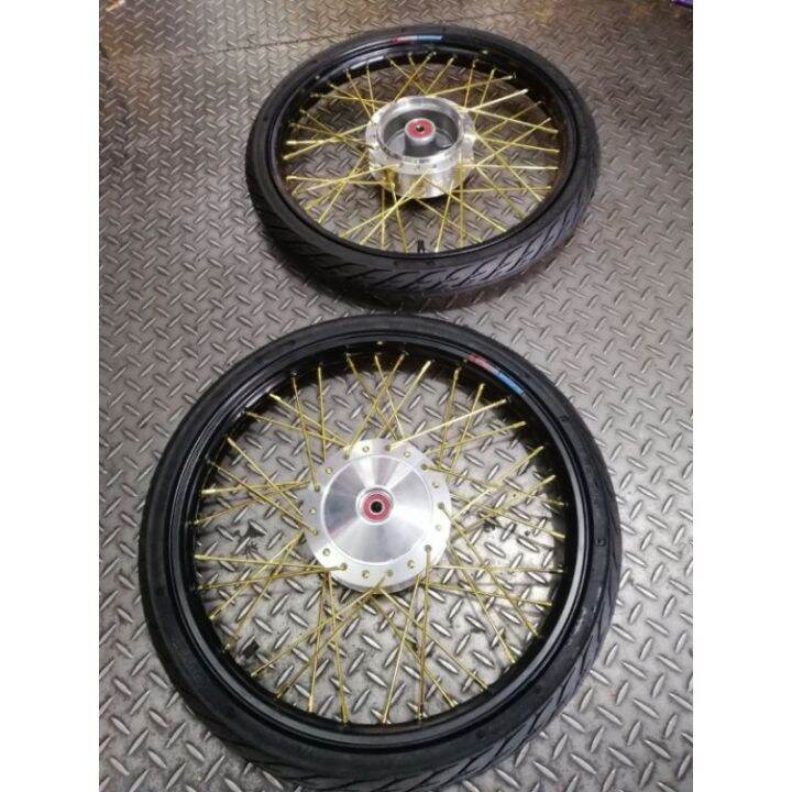 NEW EX5/DREAM/W100 ALLOY RIM SET STRONGER 1.40X17 (SIAP PASANG) (SIAP ...