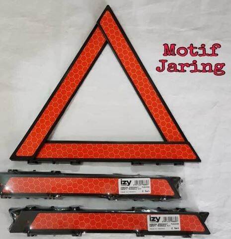 Aksesoris Segitiga Rambu Pemantul Reflektor Lampu Tanda Mobil Mogok ...